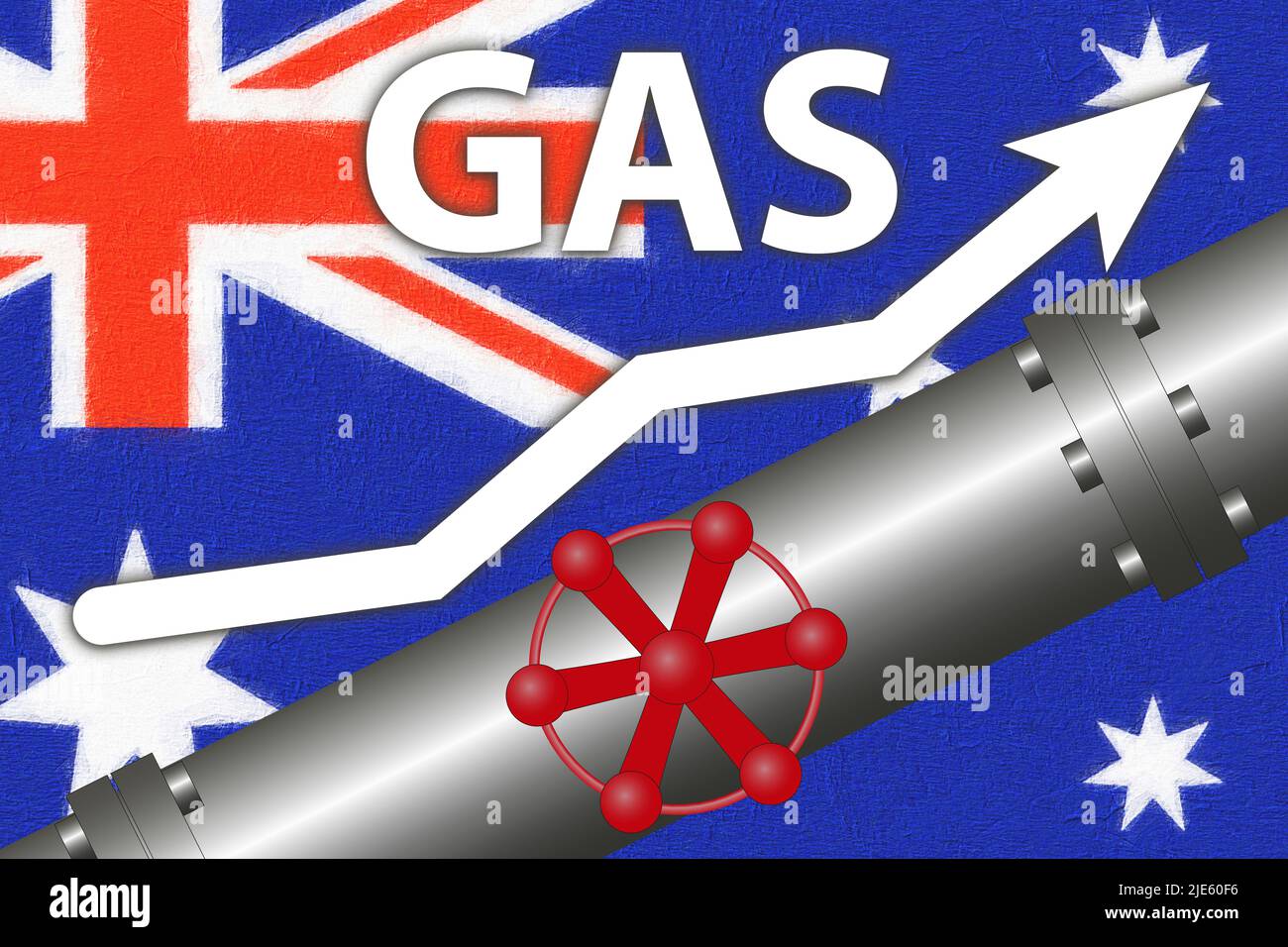 Increasing the production, consumption, export of gas by Australia. Gas ...
