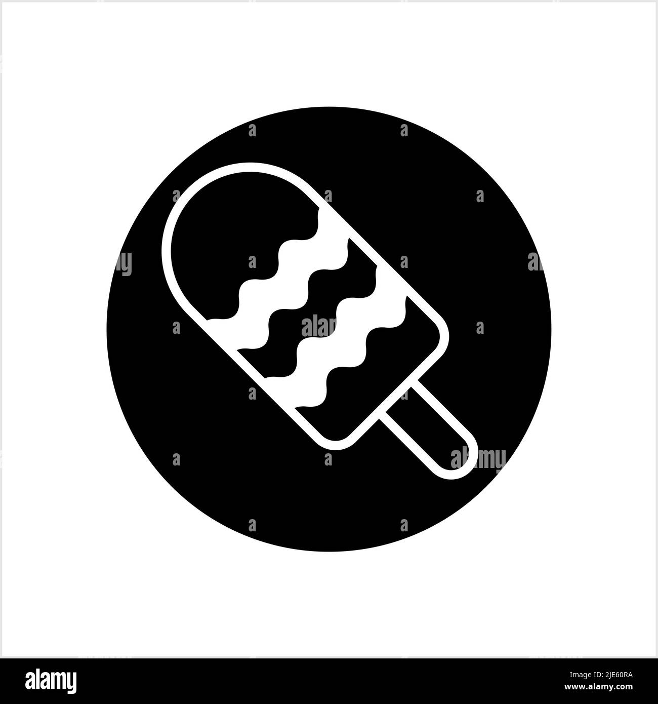 Ice Lolly Icon Vector Art Illustration Stock Vector Image & Art - Alamy