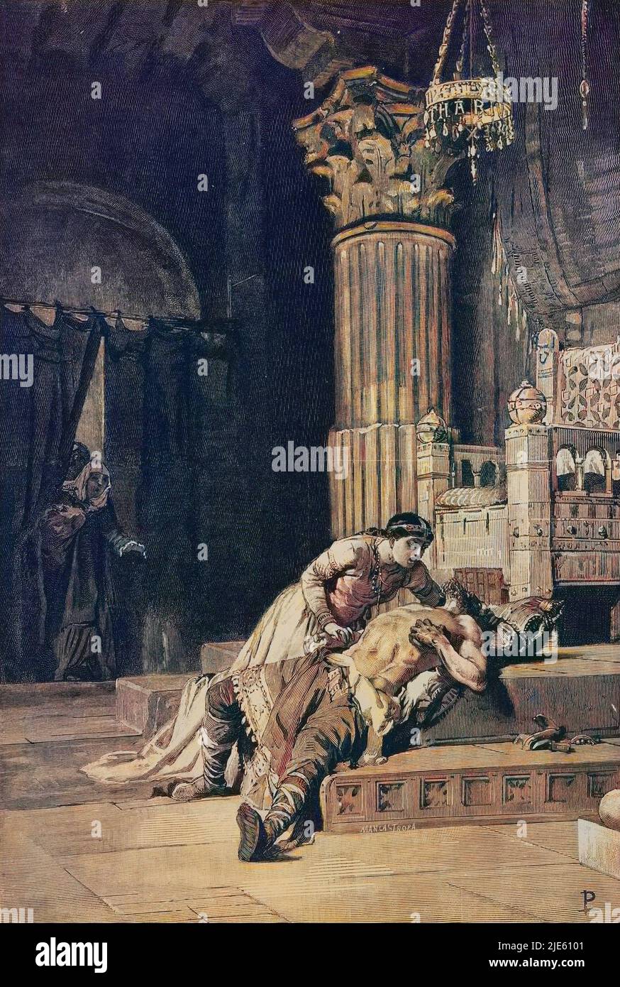 Mort de Lothaire II (roi d'Italie) (Lothaire d'Arles) a Turin en 950 ...