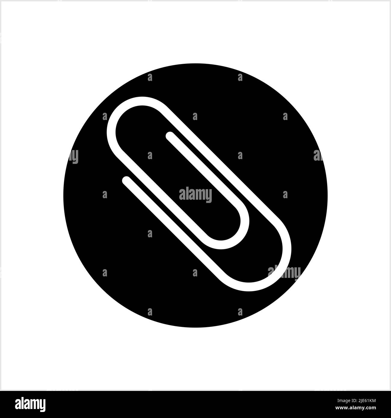 Paper Clip Icon Vector Art Illustration Stock Vector Image & Art - Alamy