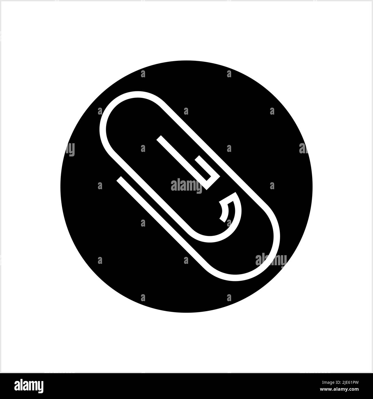 Paper Clip Icon Vector Art Illustration Stock Vector Image & Art - Alamy