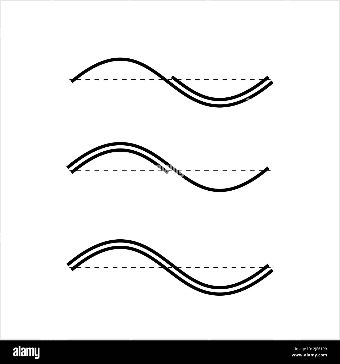 Sound Wave Icon, Audio Wave Icon, Vector Art Illustration Stock Vector ...
