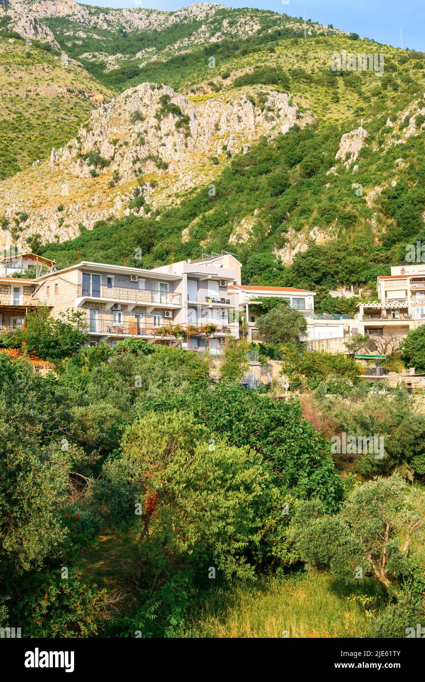 Hillside holiday apartments in the picturesque village of Rijeka ...