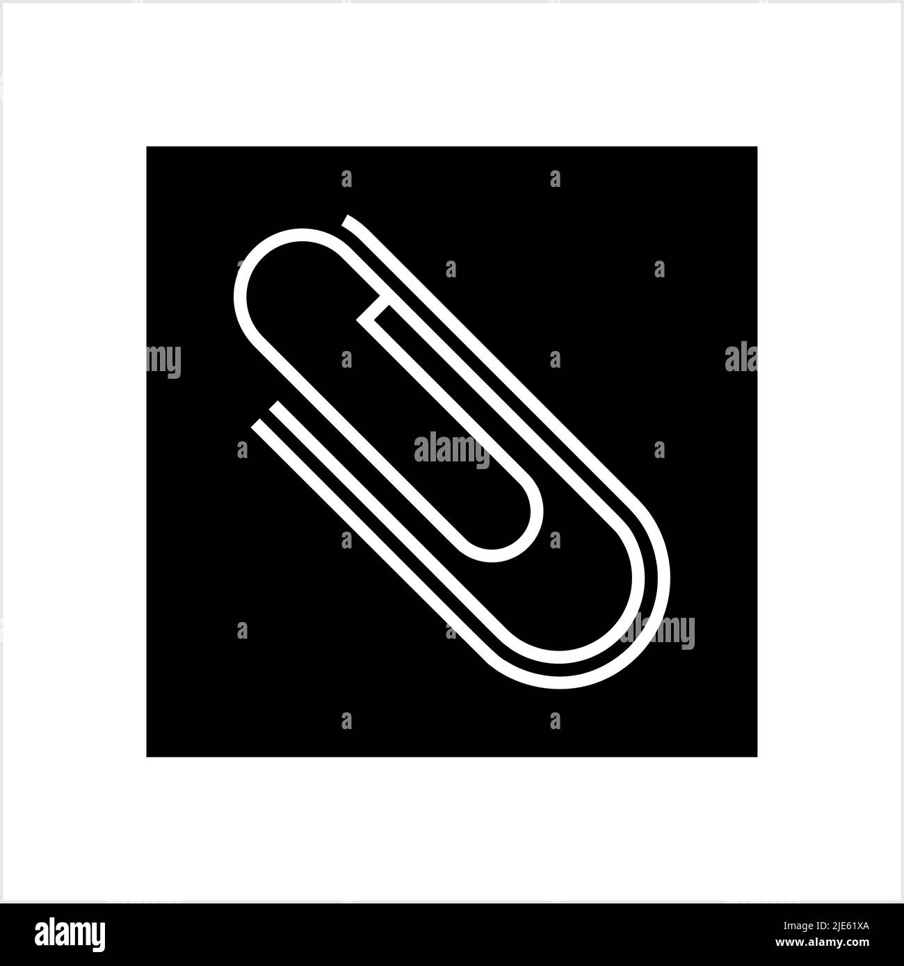 Paper Clip Icon Vector Art Illustration Stock Vector Image & Art - Alamy