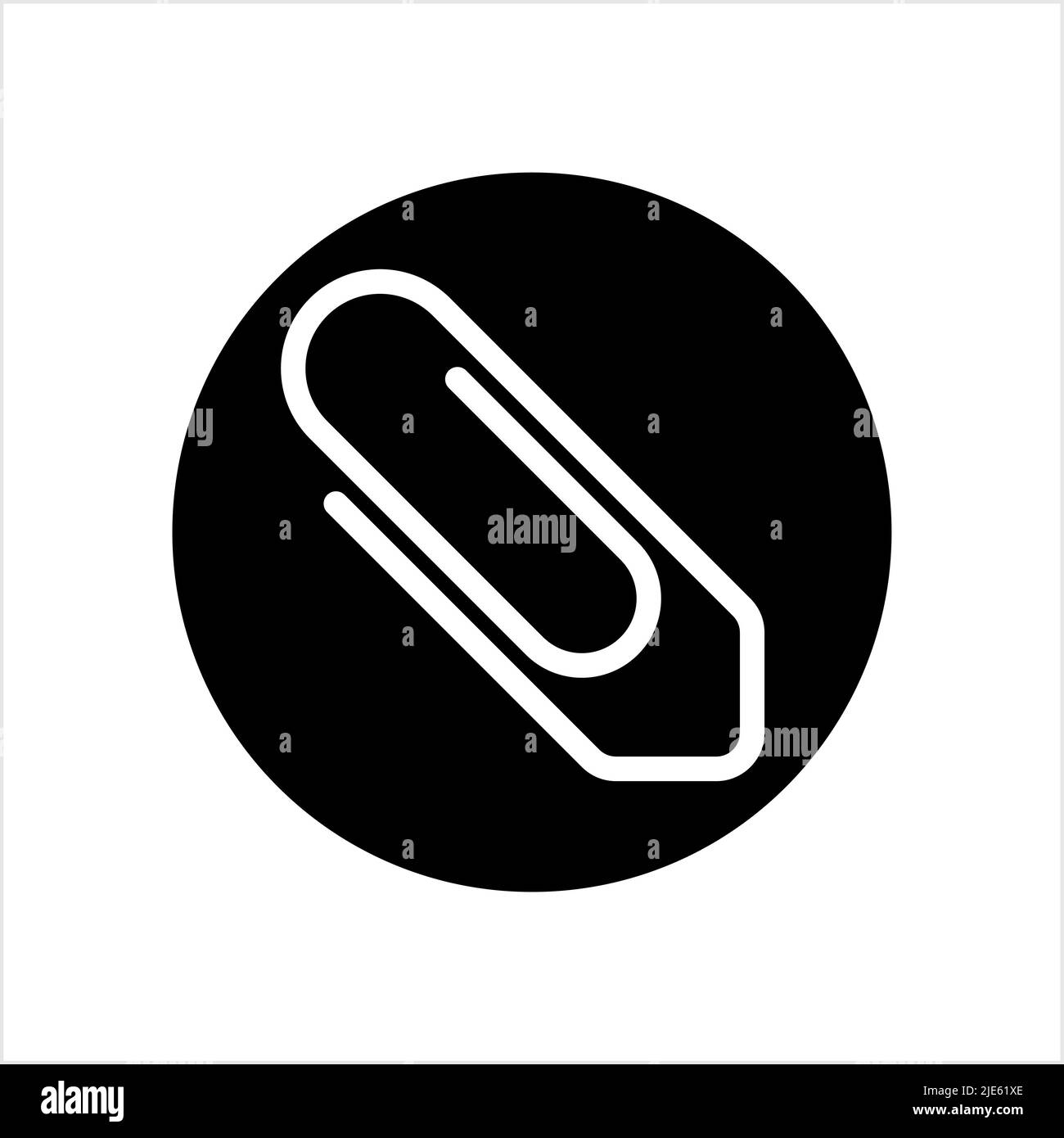 Paper Clip Icon Vector Art Illustration Stock Vector Image & Art - Alamy