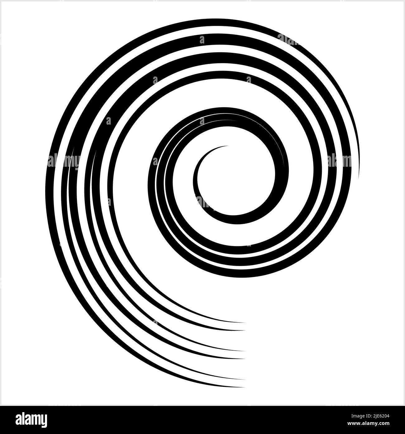 Spiral Design, Spiral Shape Vector Art Illustration Stock Vector Image ...