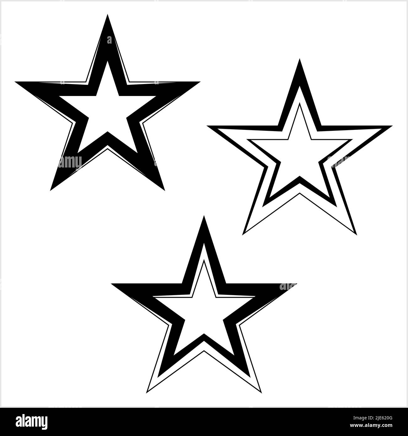 Star Shape Icon Design Vector Art Illustration Stock Vector Image & Art ...