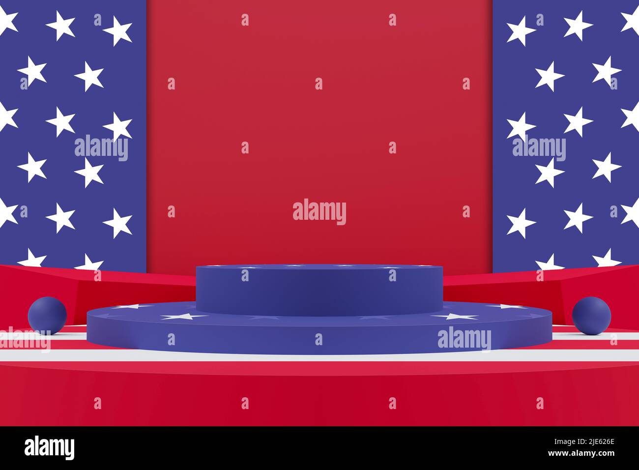 modern mockup podium display, united states of america display banner ...