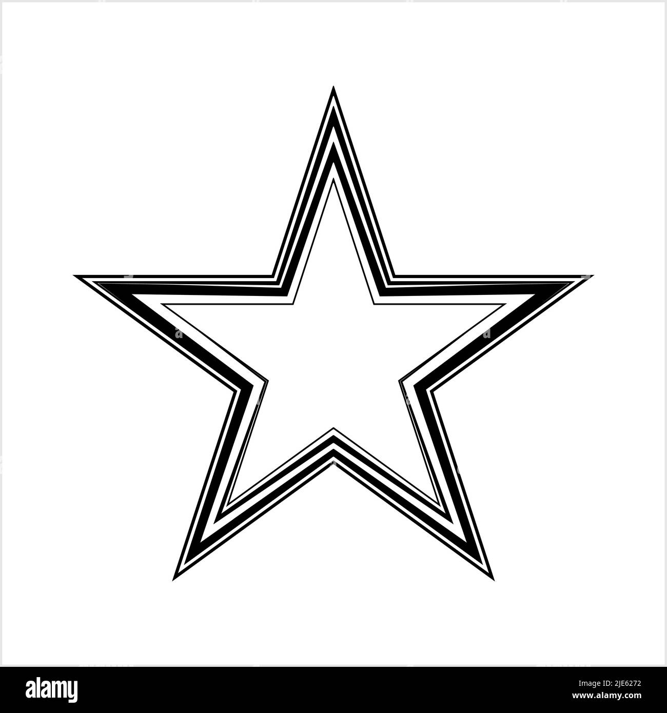 Star Shape Icon Design Vector Art Illustration Stock Vector Image & Art ...