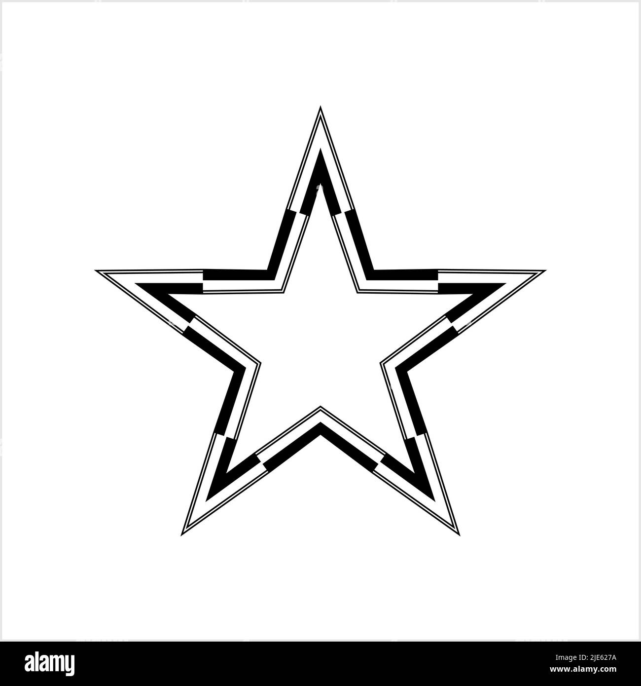 Star Shape Icon Design Vector Art Illustration Stock Vector Image & Art ...