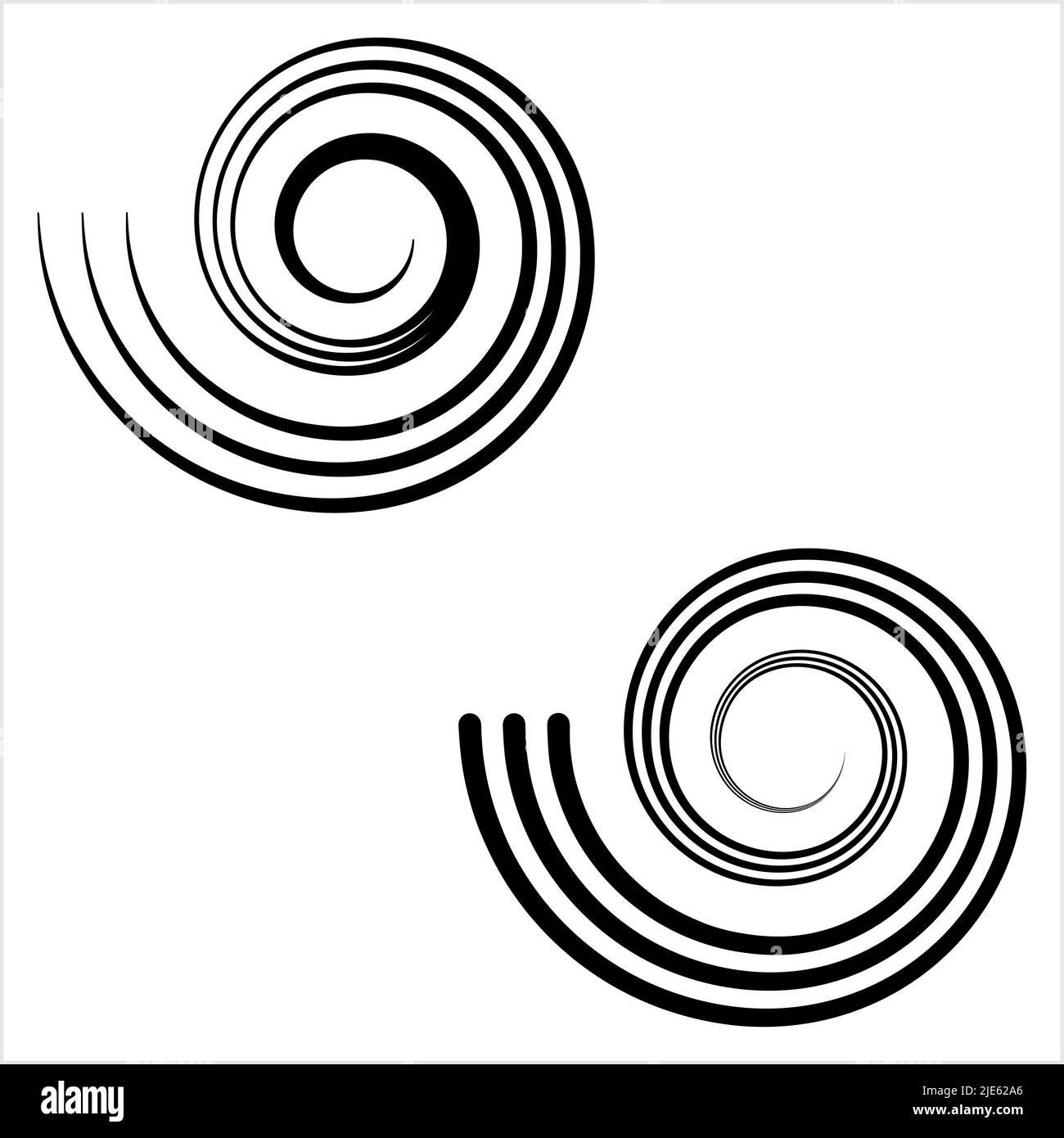 Spiral Design, Spiral Shape Vector Art Illustration Stock Vector Image ...