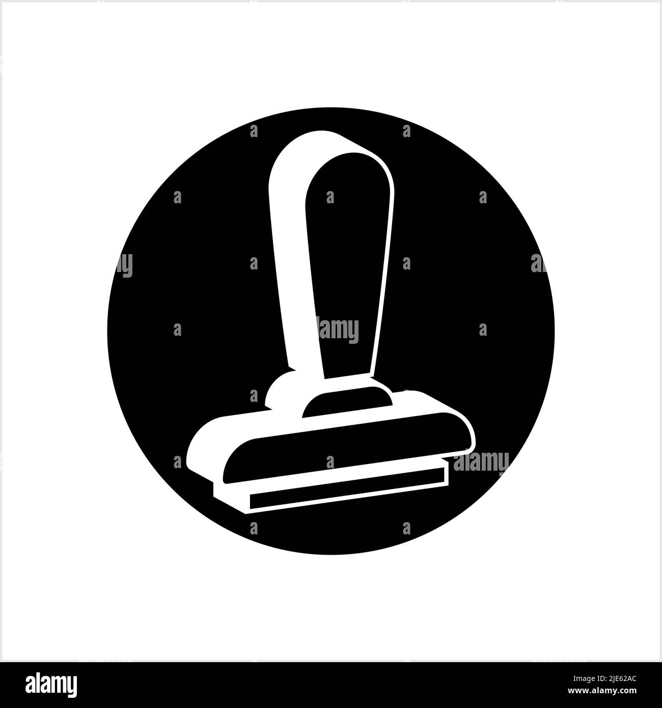 Rubber Stamp Icon Design Vector Art Illustration Stock Vector Image ...