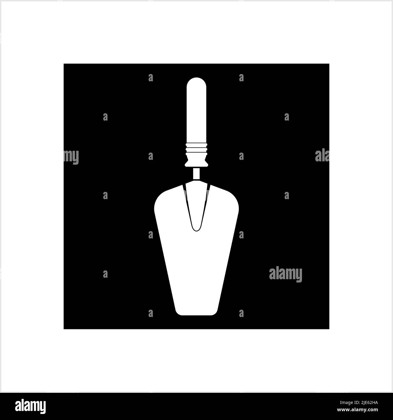 Trowel Icon, Trowel Vector Art Illustration Stock Vector Image & Art ...