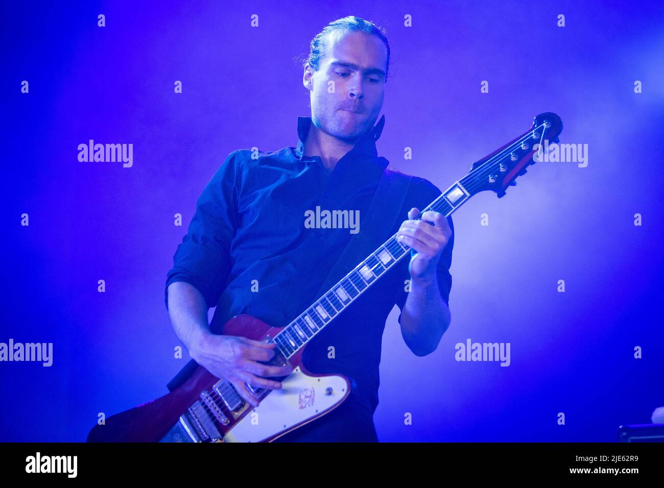 Oslo, Norway. 25th June, 2022. The Norwegian black metal band Vemod ...