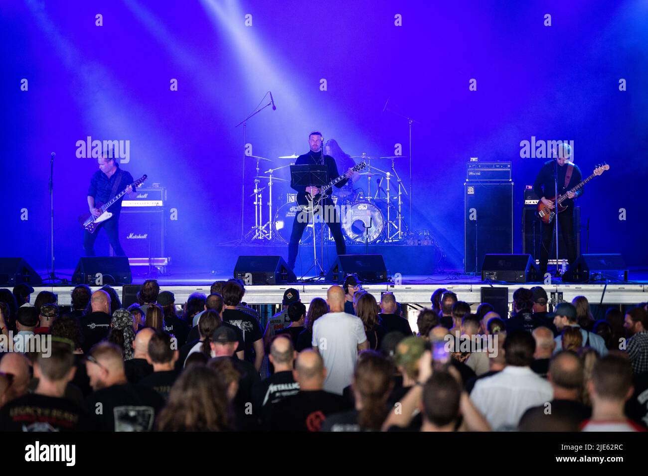 Oslo, Norway. 25th June, 2022. The Norwegian black metal band Vemod ...