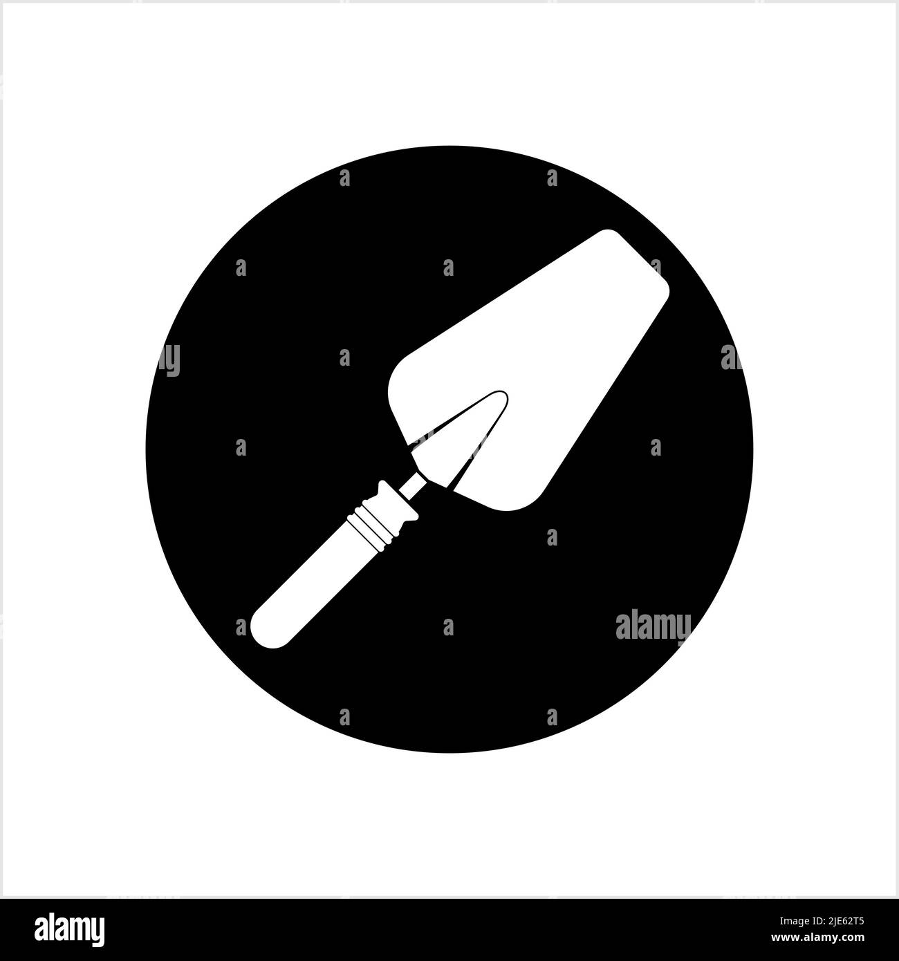 Trowel Icon, Trowel Vector Art Illustration Stock Vector Image & Art ...