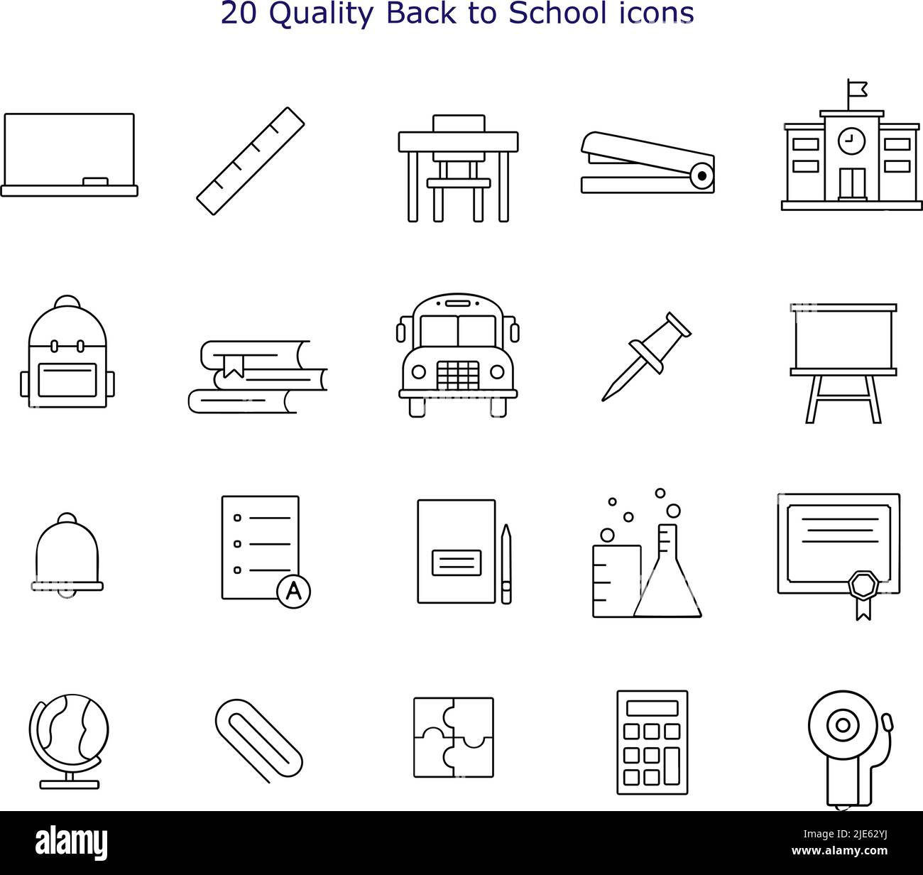 School globe in classroom Stock Vector Images - Alamy