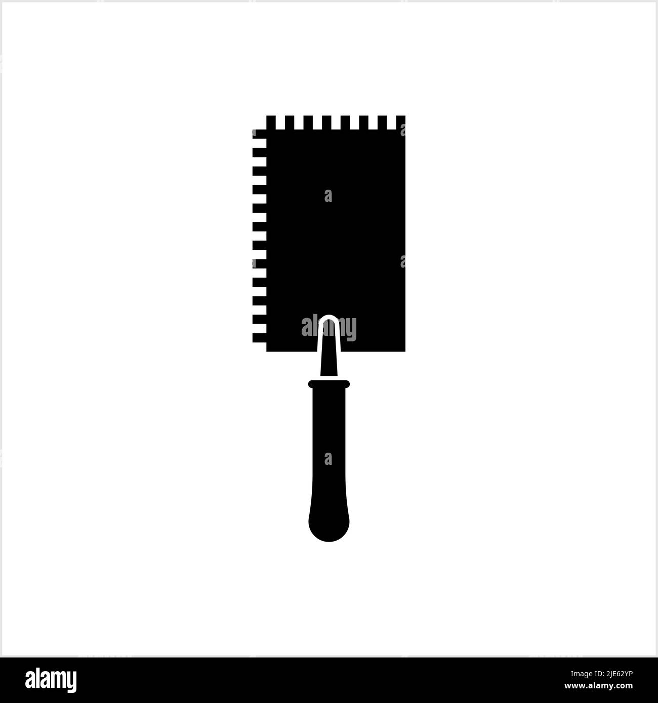 Trowel Icon, Trowel Vector Art Illustration Stock Vector Image & Art ...