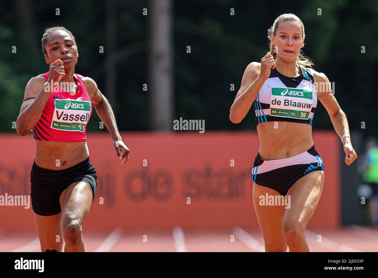 APELDOORN, NETHERLANDS - JUNE 25: Kadene Vassel of The Netherlands ...
