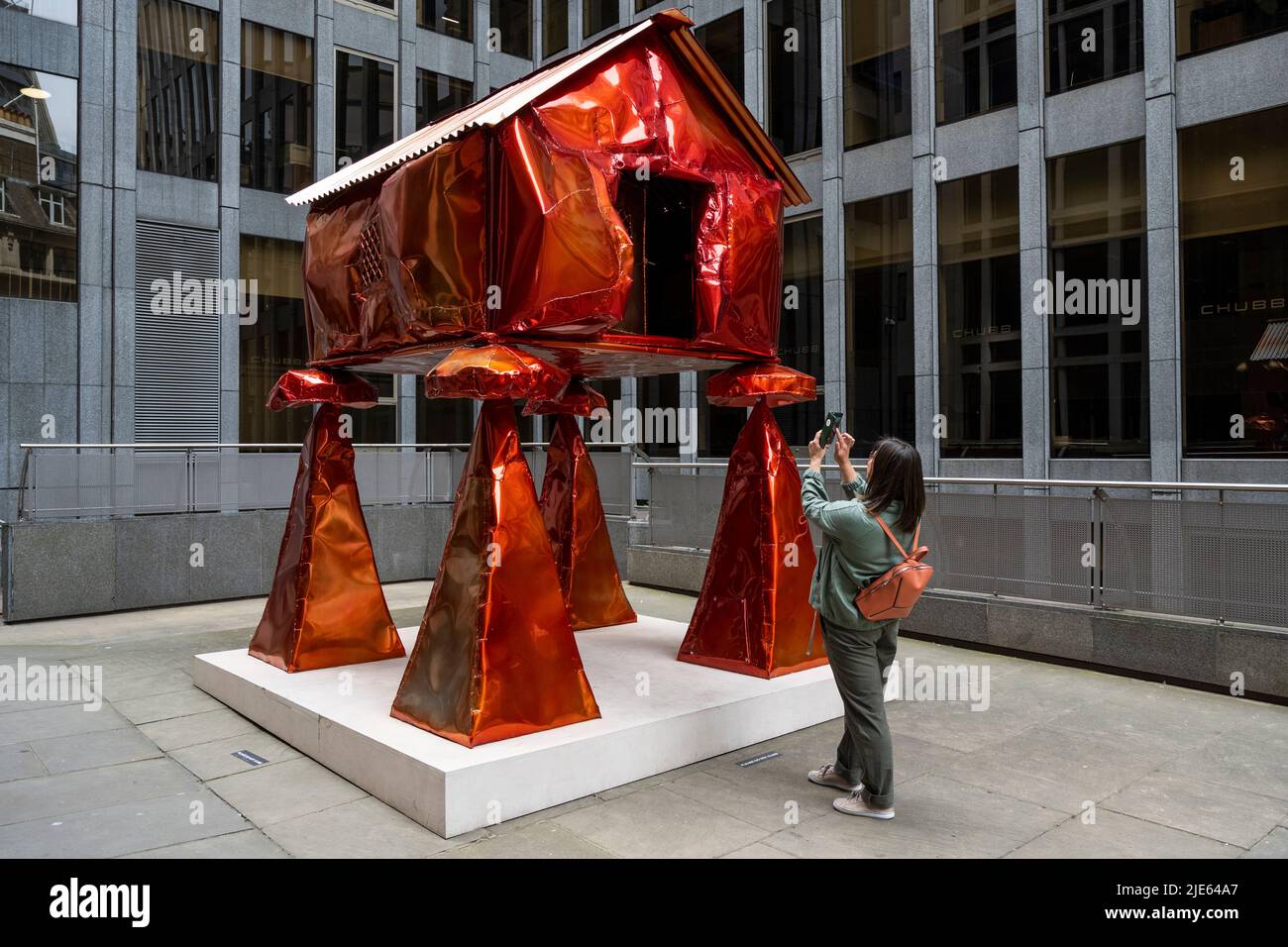London, UK. 25 June 2022. "The Granary" by Jesse Pollock, part of the ...