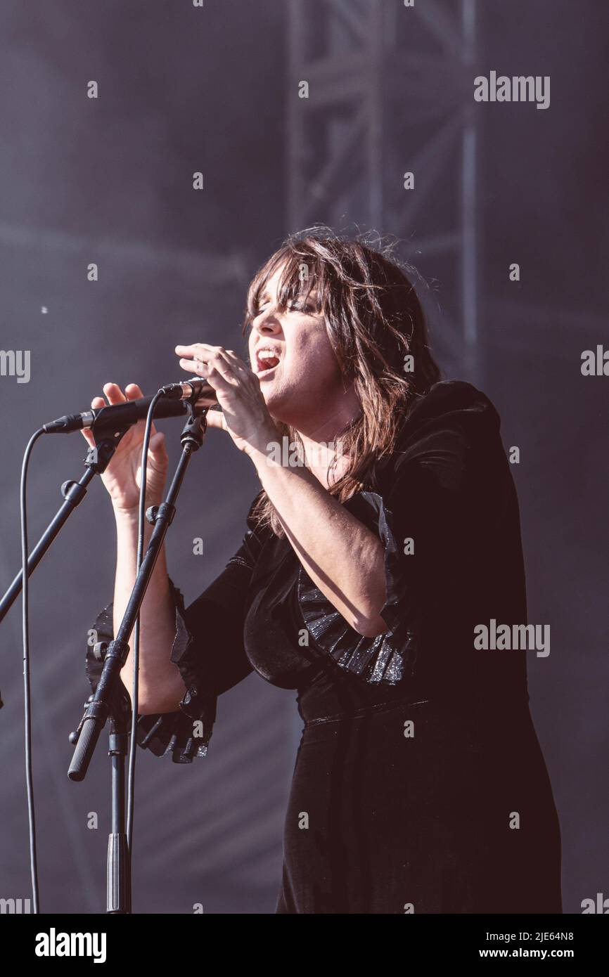 Cat Power (Charlyn Marie "Chan" Marshall) performs on stage at All ...