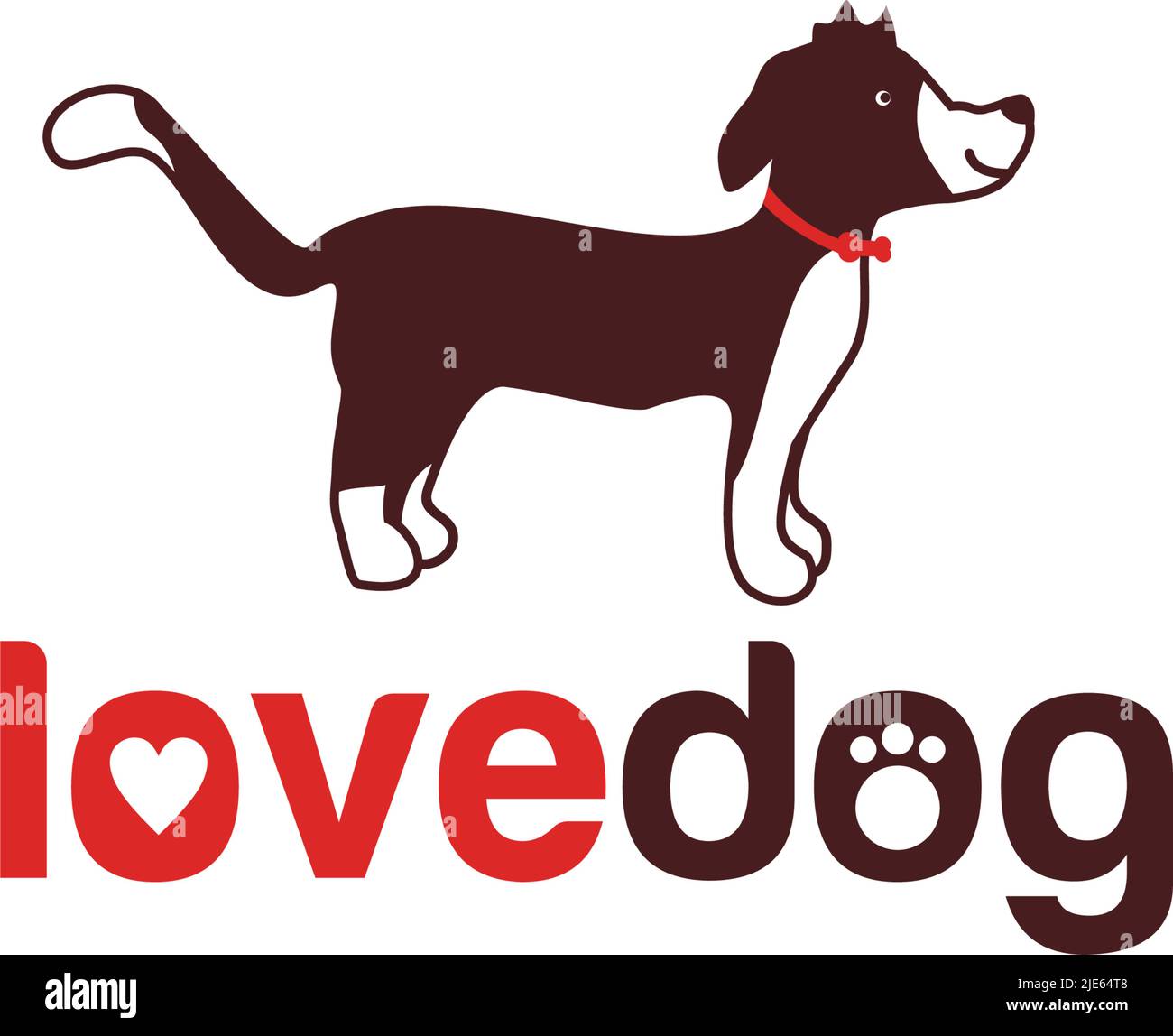 Dog icon logo design inspiration vector illustration template Stock ...