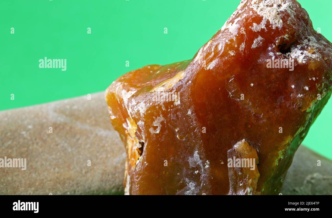 close-up natural stone texture on green background Stock Photo - Alamy