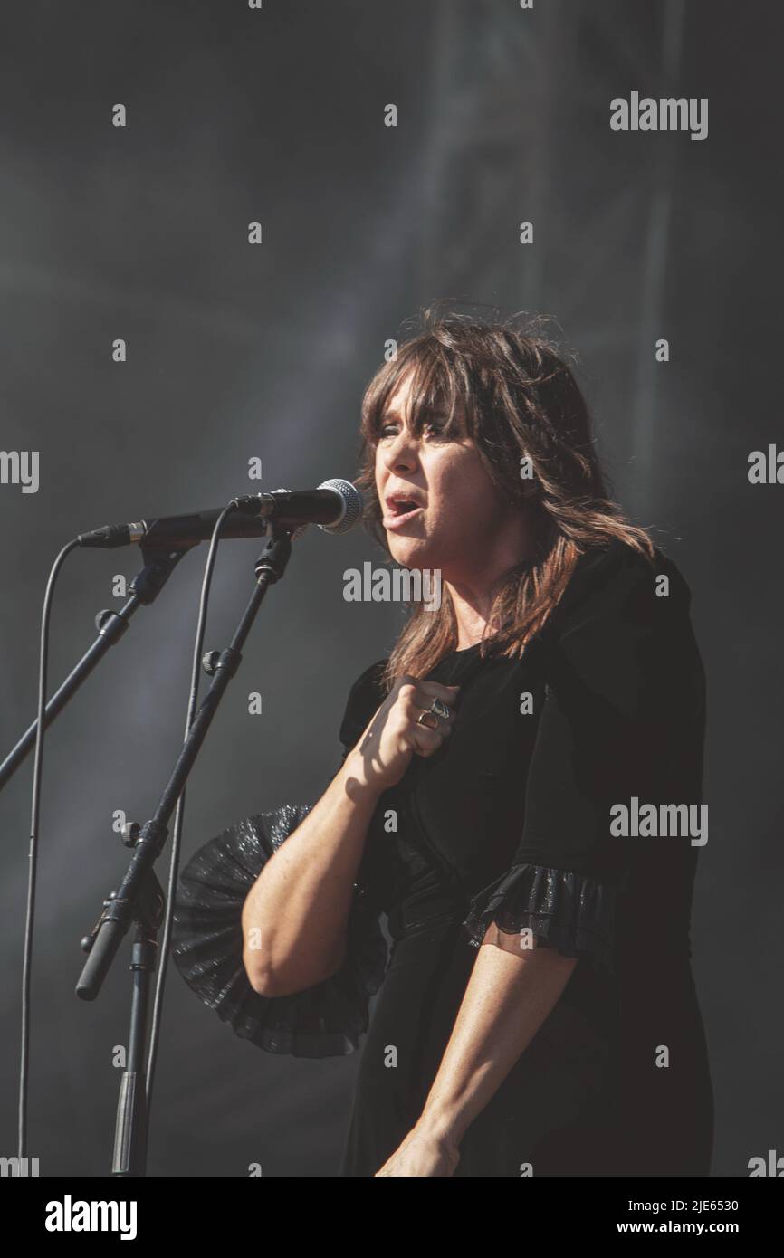 Cat Power (Charlyn Marie "Chan" Marshall) performs on stage at All ...