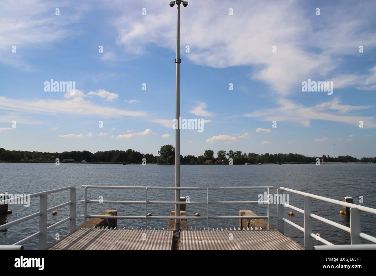 Water inlet of water storage Eendragtspolder in Zevenhuizen in the ...