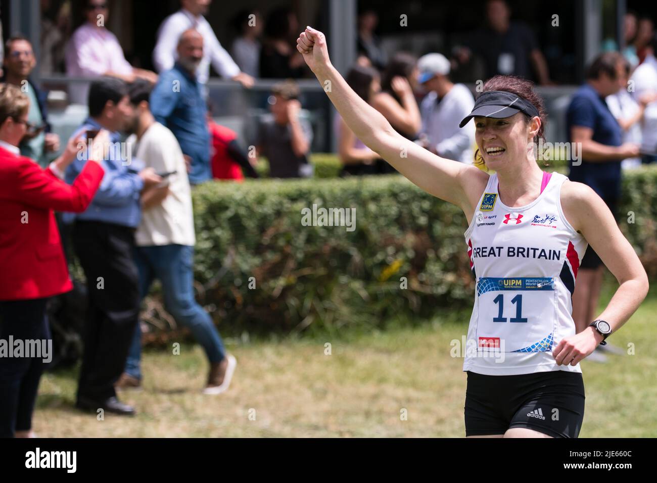 British Jessica Varley in action during the final of World ...
