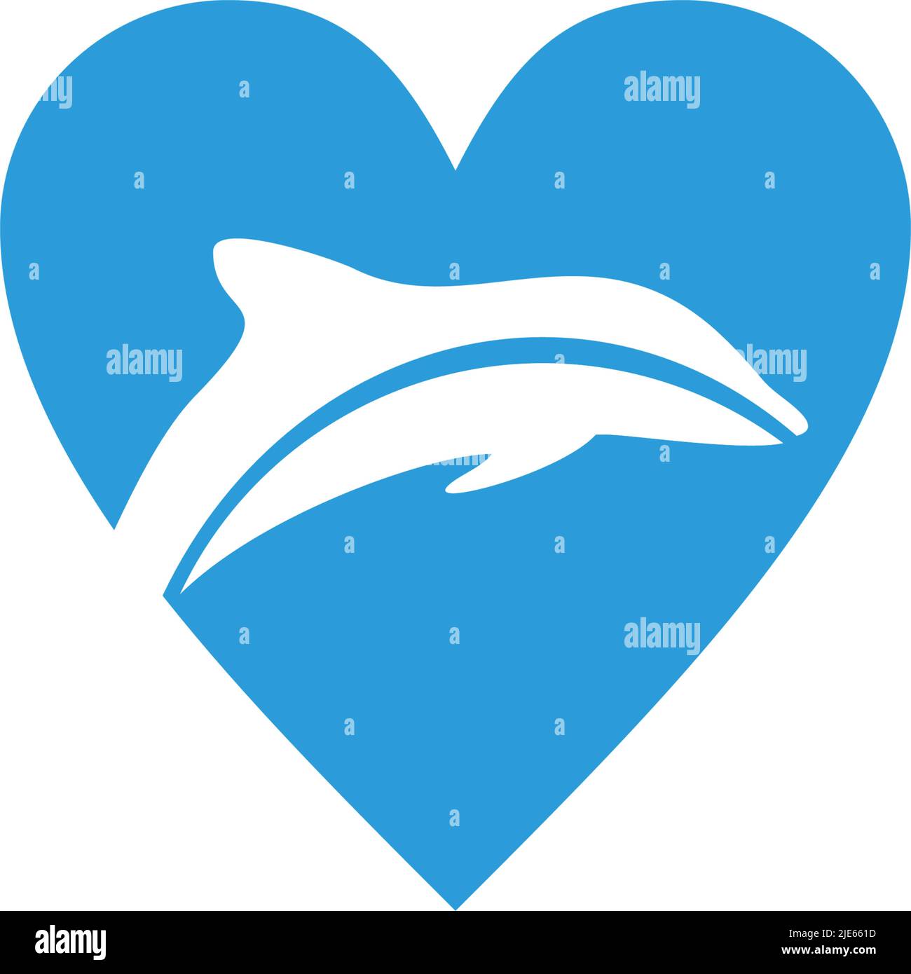 Dolphin logo design inspiration vector template Stock Vector Image ...