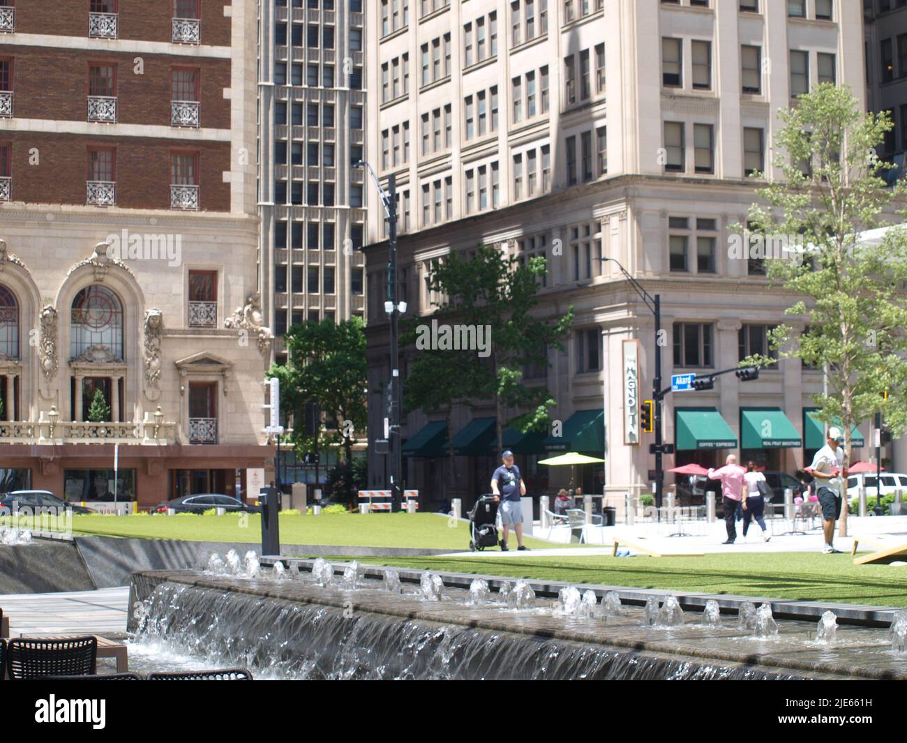 Thanksgiving Square,AT&T Discovery District,More Stock Photo - Alamy