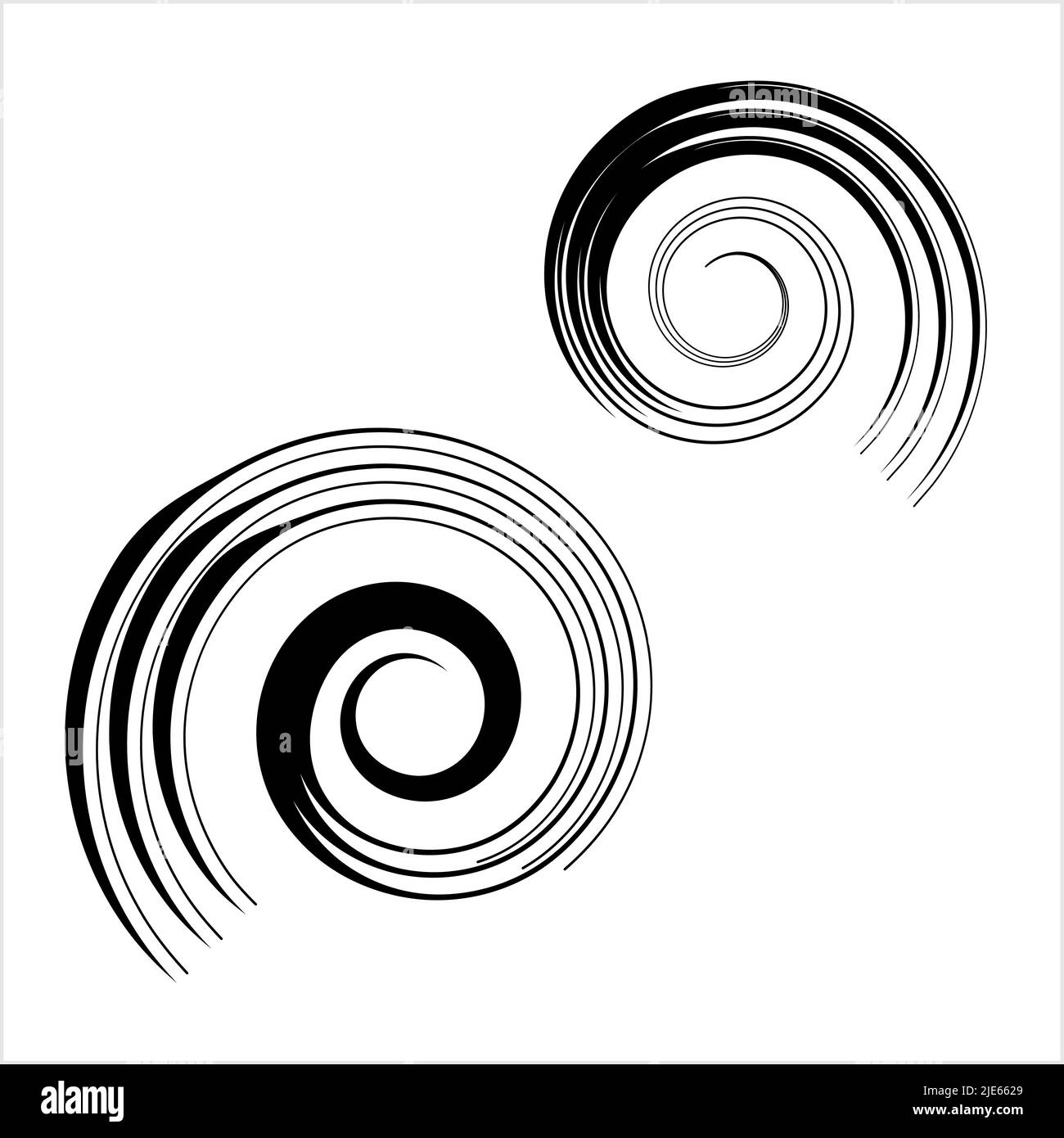 Spiral Design, Spiral Shape Vector Art Illustration Stock Vector Image ...