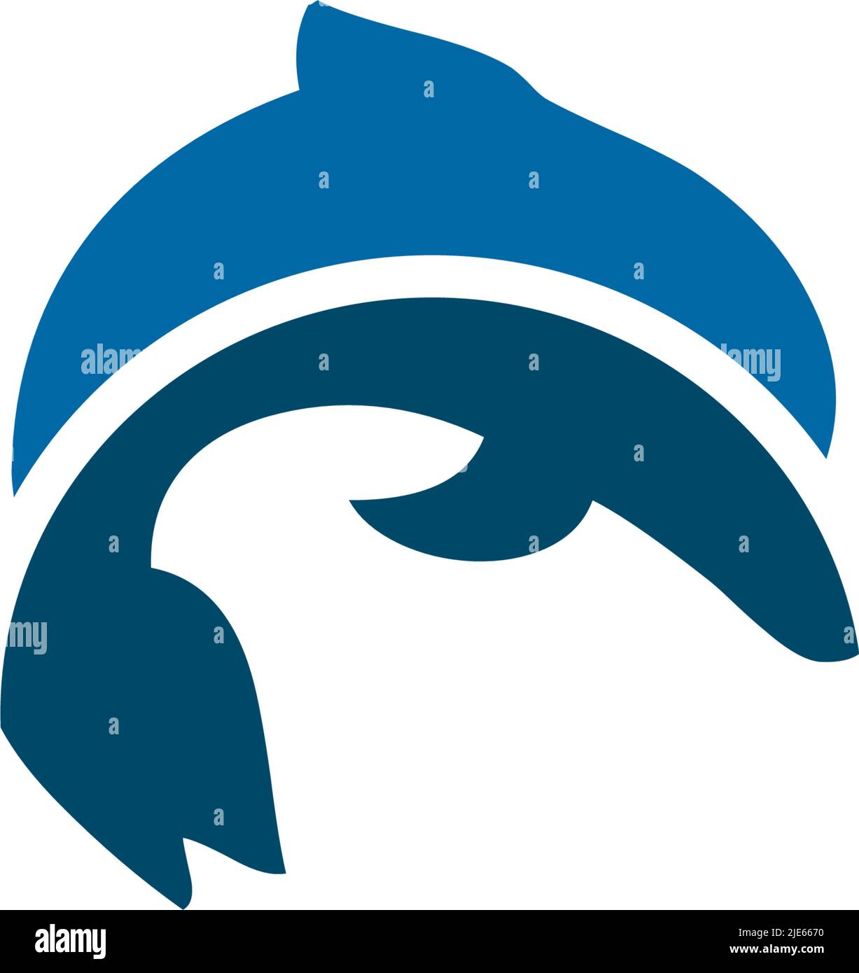 Dolphin icon logo design inspiration vector template Stock Vector Image ...