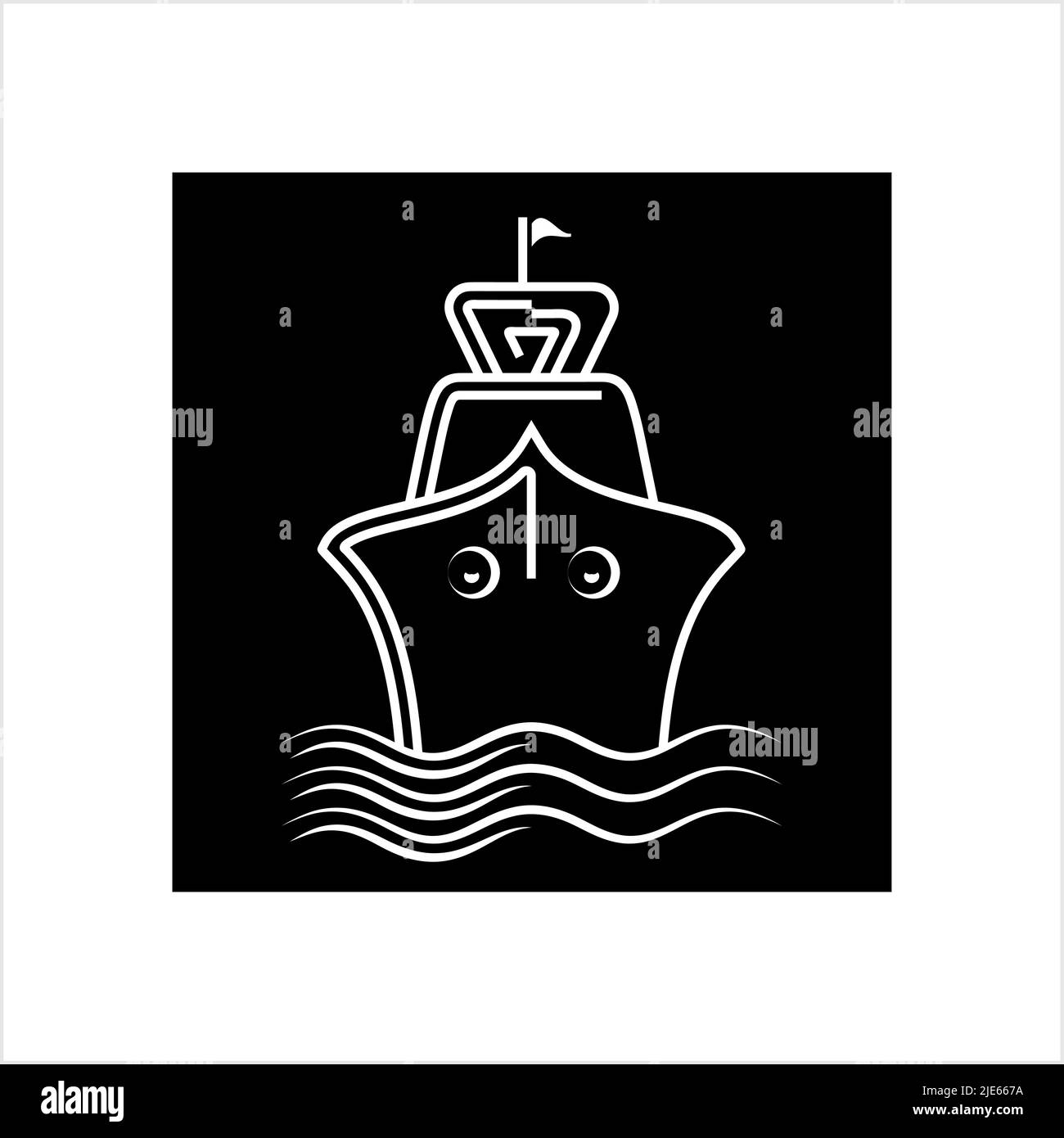 Ship Icon, Boat Icon Vector Art Illustration Stock Vector Image & Art ...