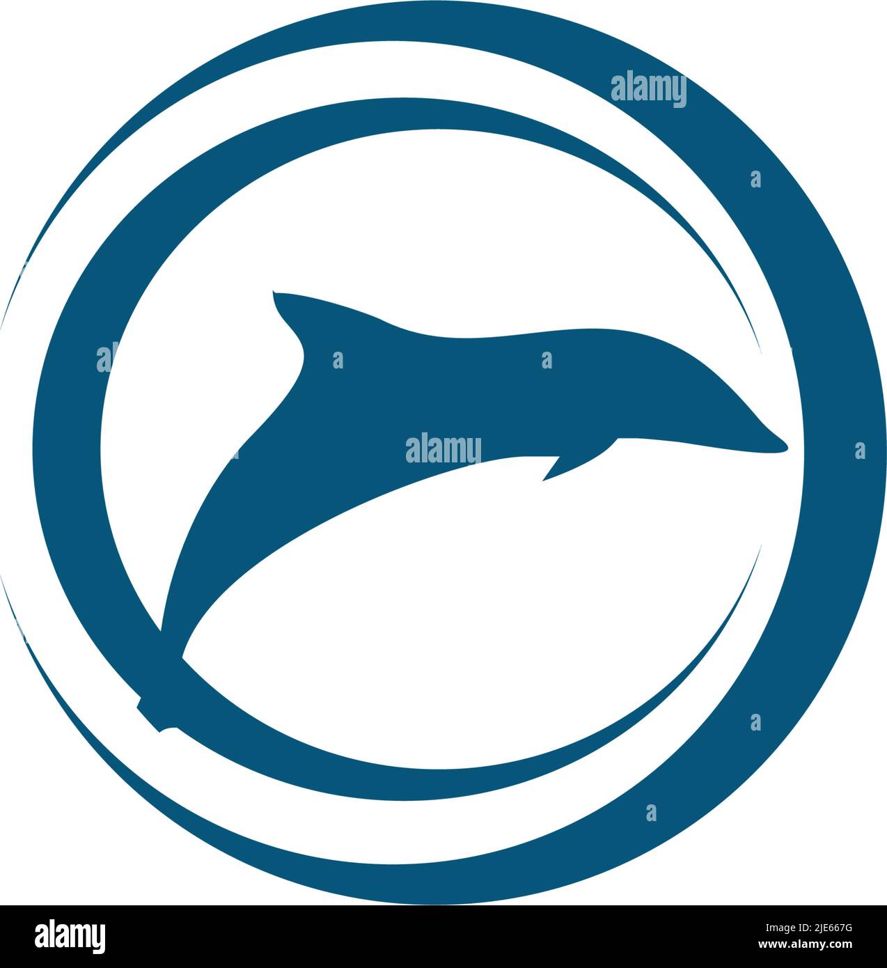 Dolphin logo design inspiration vector template Stock Vector Image ...