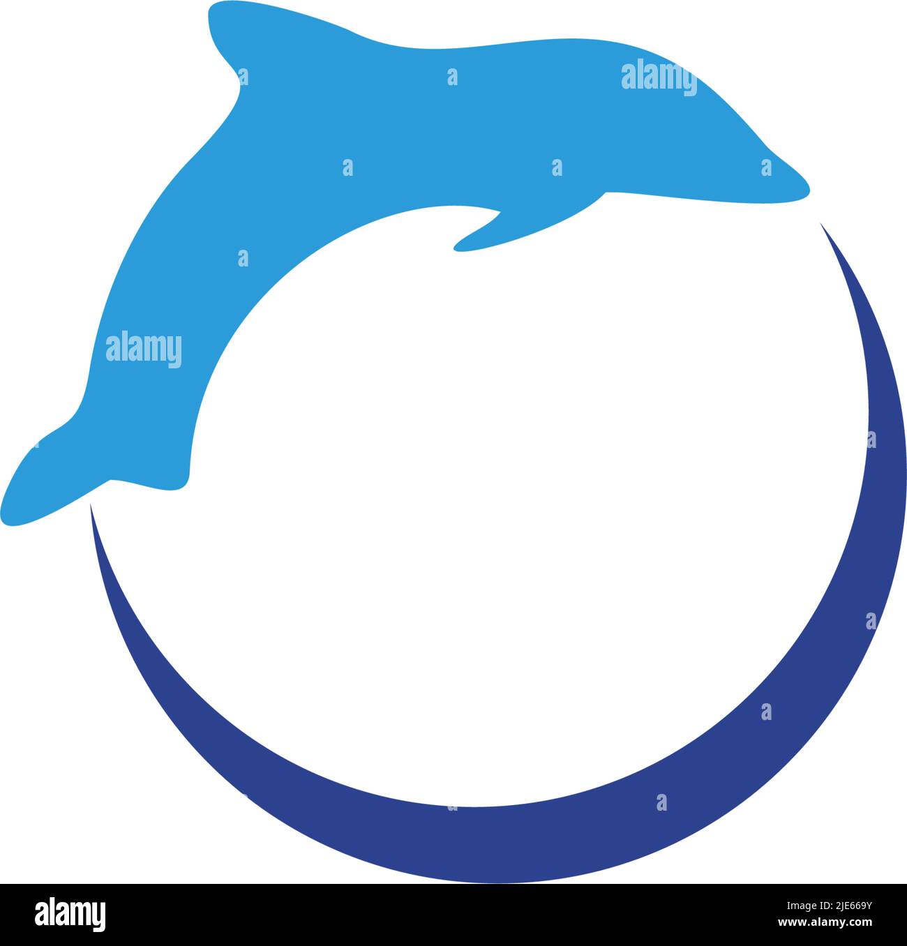 Dolphin logo design inspiration vector template Stock Vector Image ...