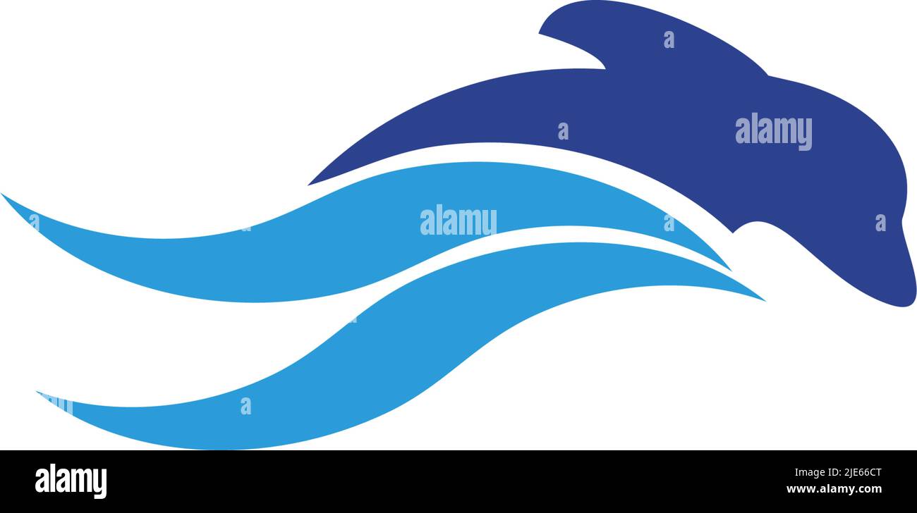 Dolphin logo design inspiration vector template Stock Vector Image ...