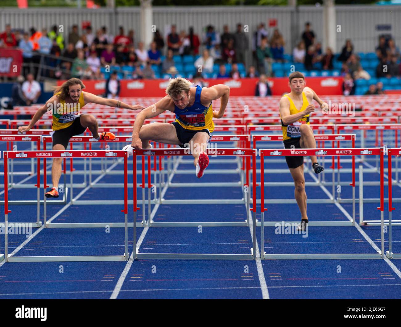 Manchester, UK. 25th June 2022. 25-6-2022: Day 2 JOSHUA ZELLER competes ...
