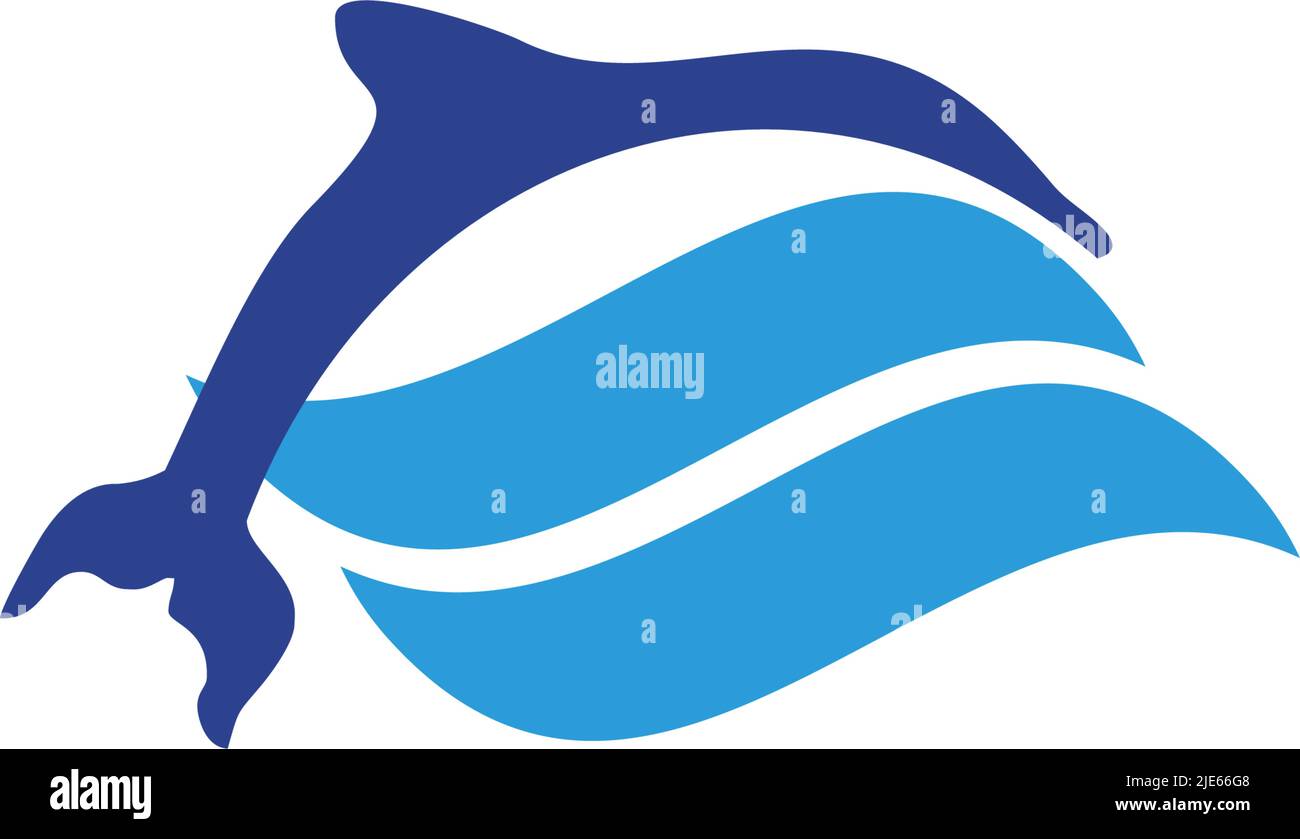 Dolphin logo design inspiration vector template Stock Vector Image ...