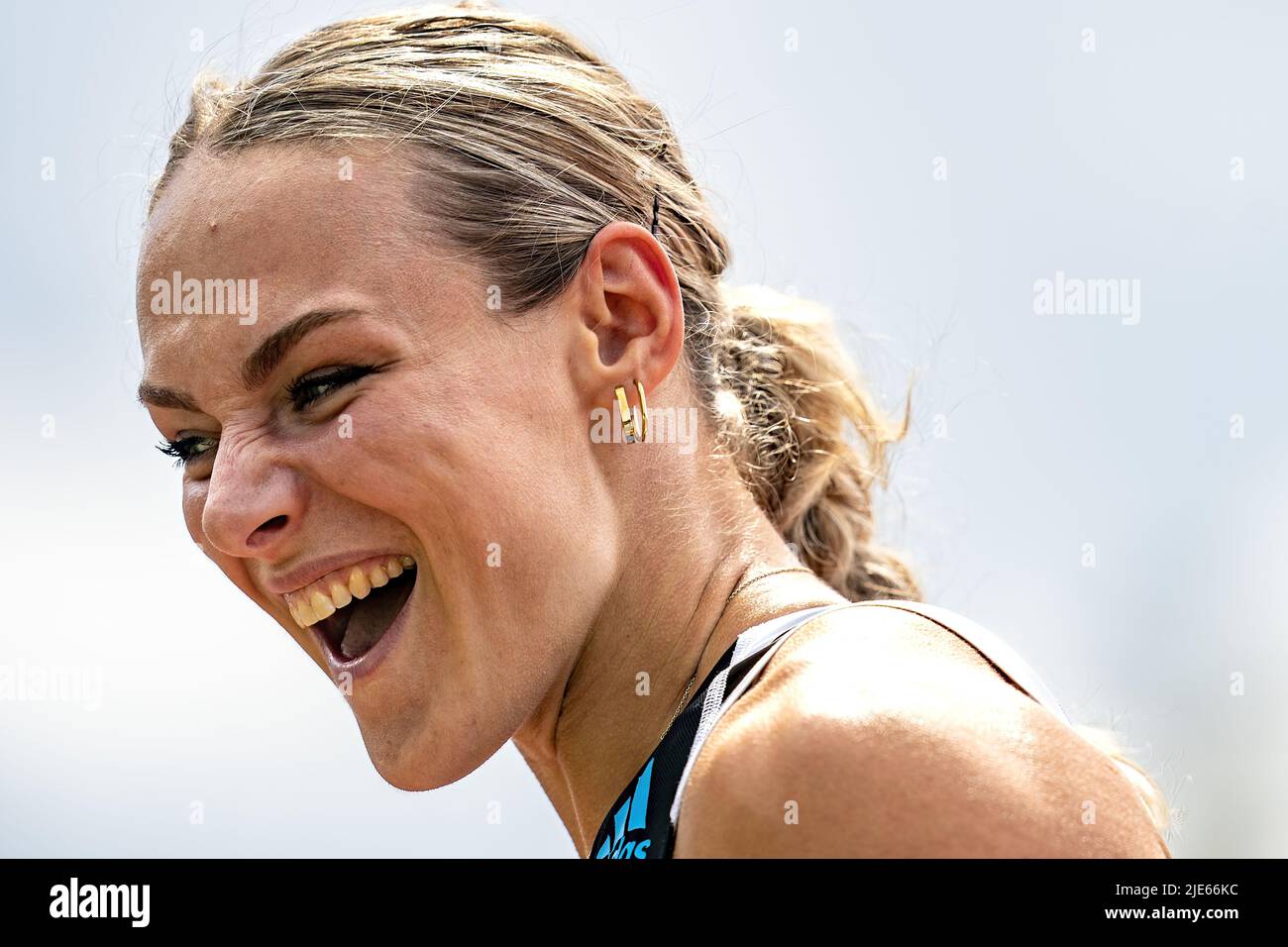 APELDOORN - Athlete Lieke Klaver during the 200 meters event at the ...