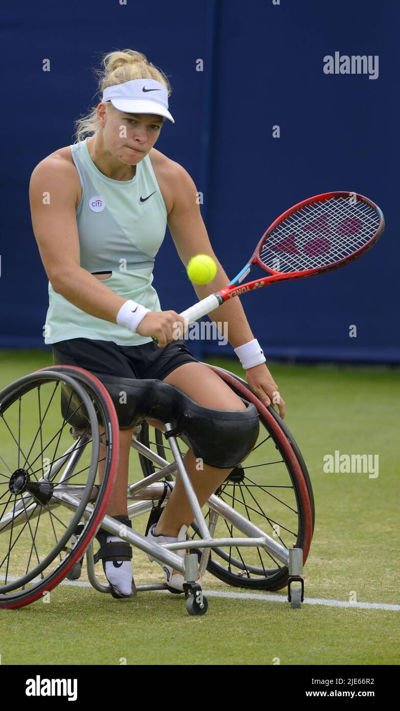 Diede de Groot (NL), current world No1 wheelchair tennis player, at the ...