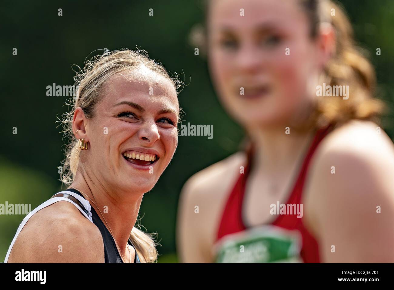 APELDOORN - Athlete Lieke Klaver during the 200 meters event at the ...