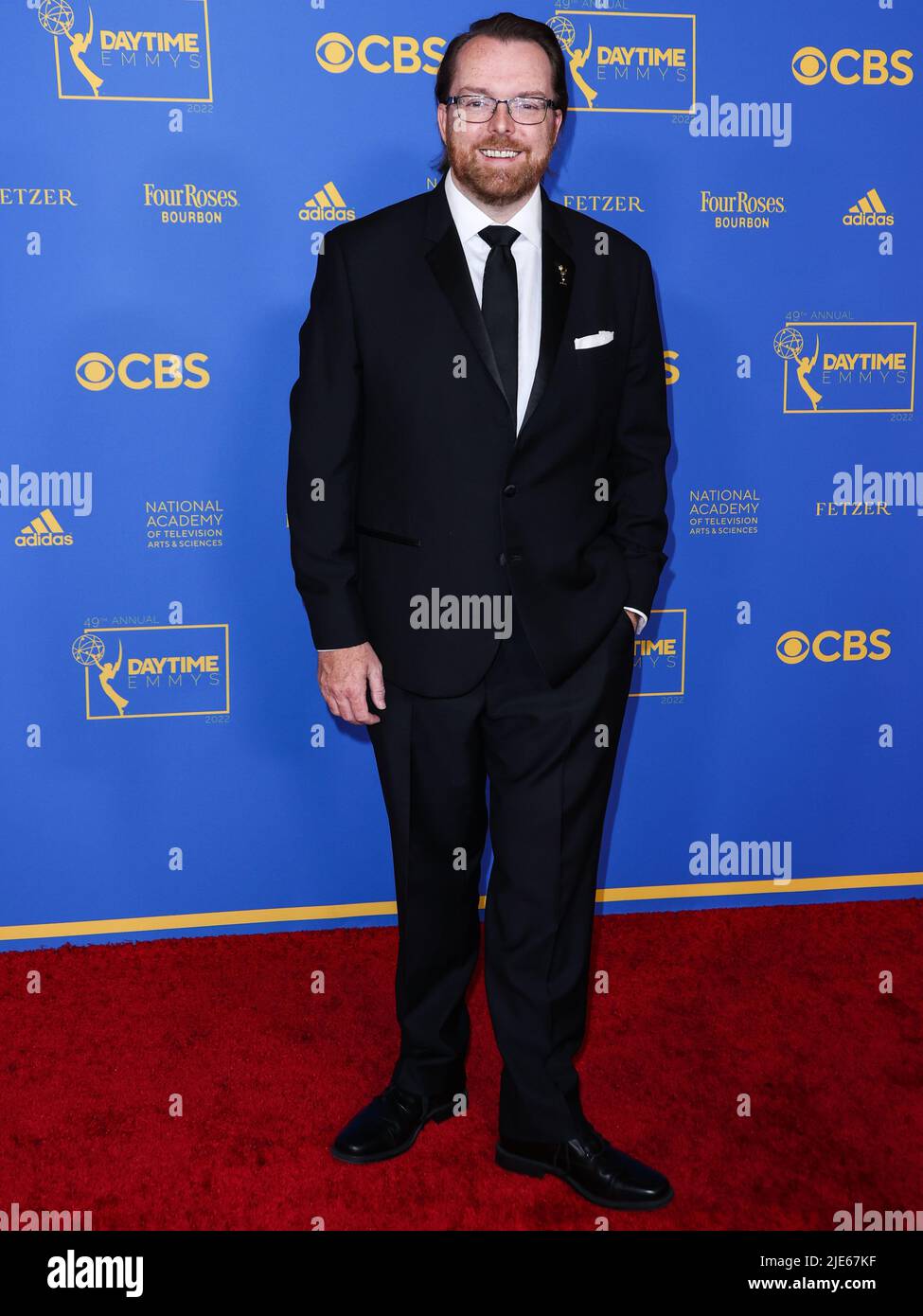 PASADENA, LOS ANGELES, CALIFORNIA, USA - JUNE 24: Adam Sharp arrives at ...