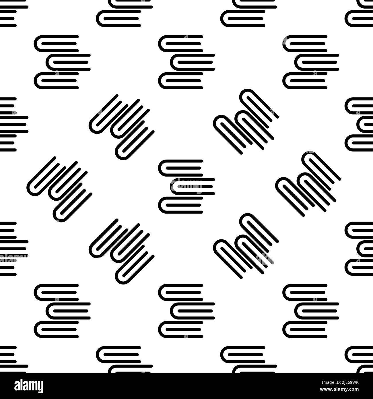 Book Icon Seamless Pattern, Hard Cover Book, Vector Art Illustration ...