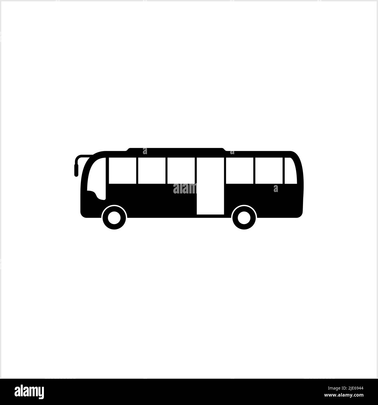 Bus Icon, Bus Vector Art Illustration Stock Vector Image & Art - Alamy