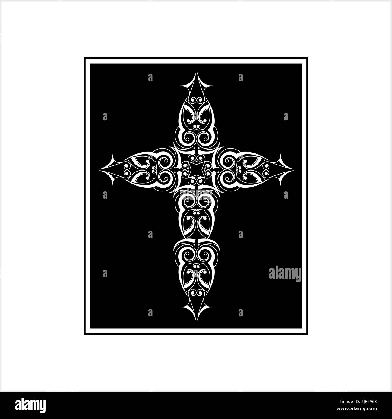 Christian Cross Design, The Symbol Of Christianity Vector Art ...