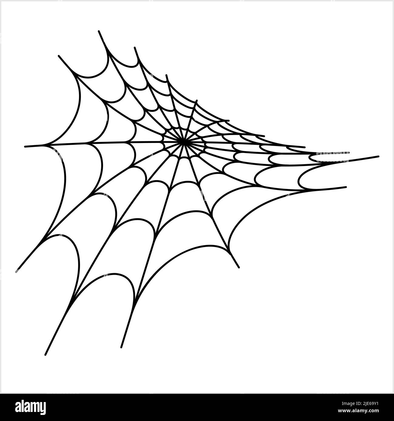 Spider Web Icon Design Vector Art Illustration Stock Vector Image & Art ...