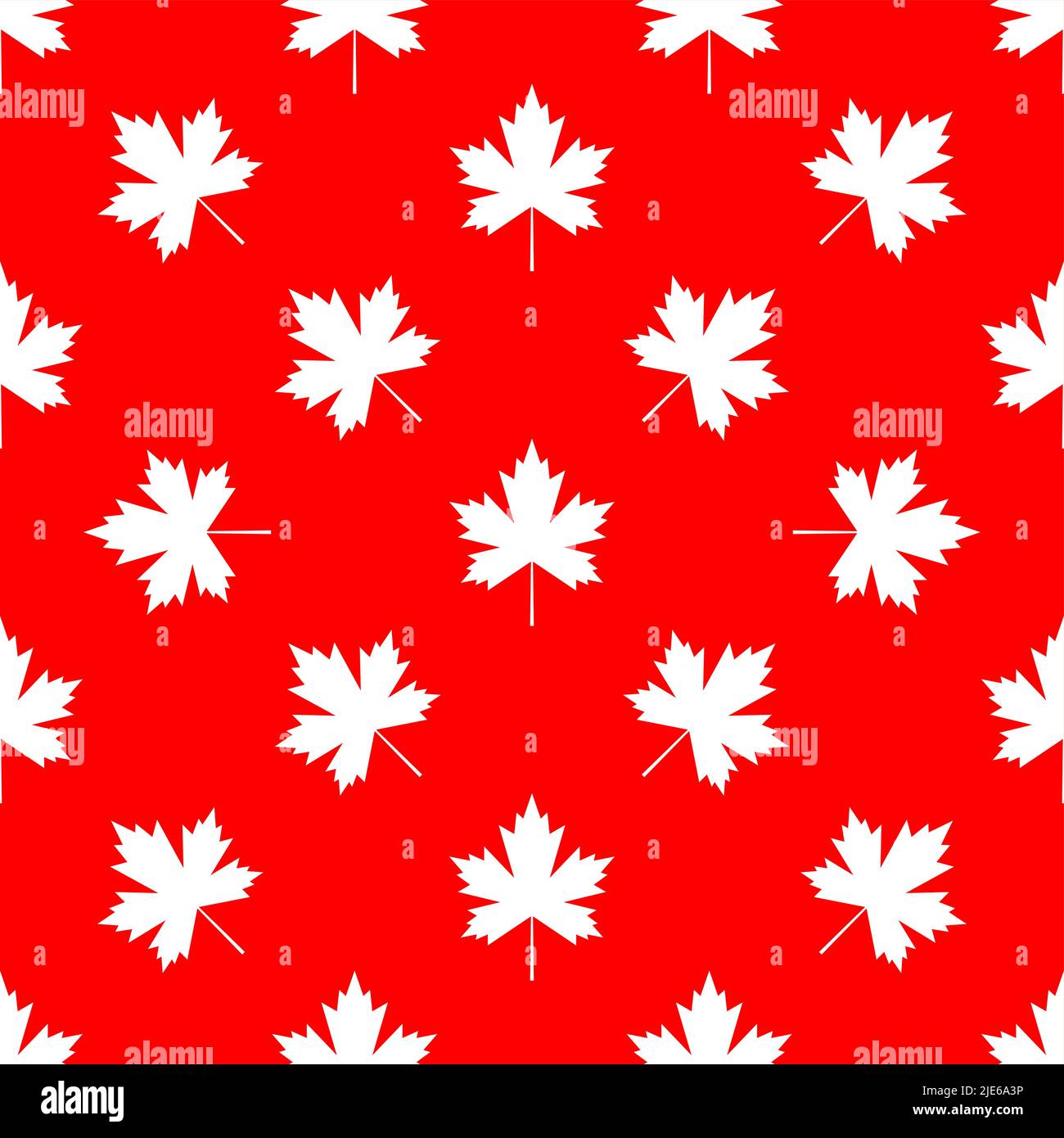 Maple Leaf Icon Seamless Pattern Vector Art Illustration Stock Vector ...
