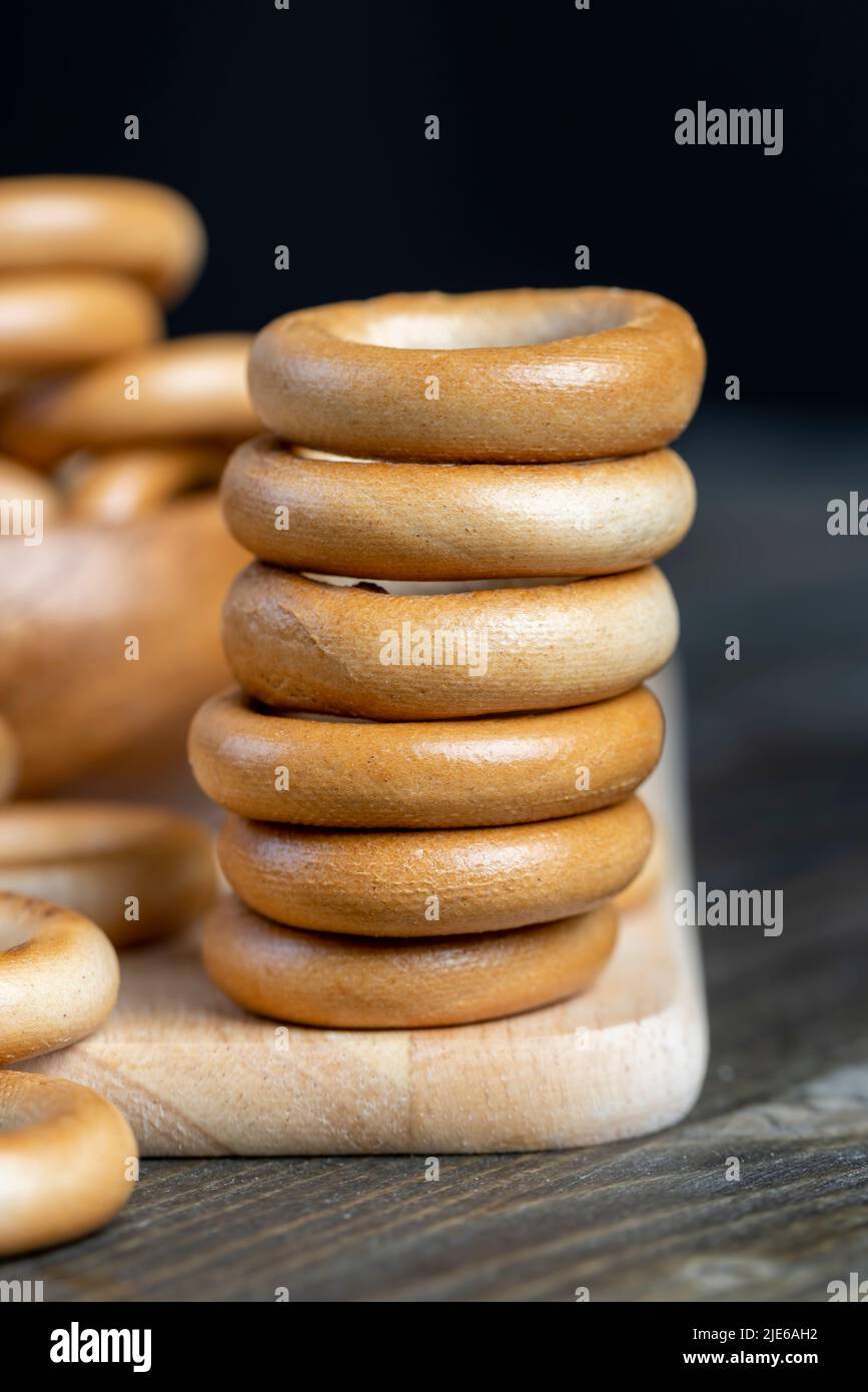 a large amount of traditional snacks round cracknel, traditional ...